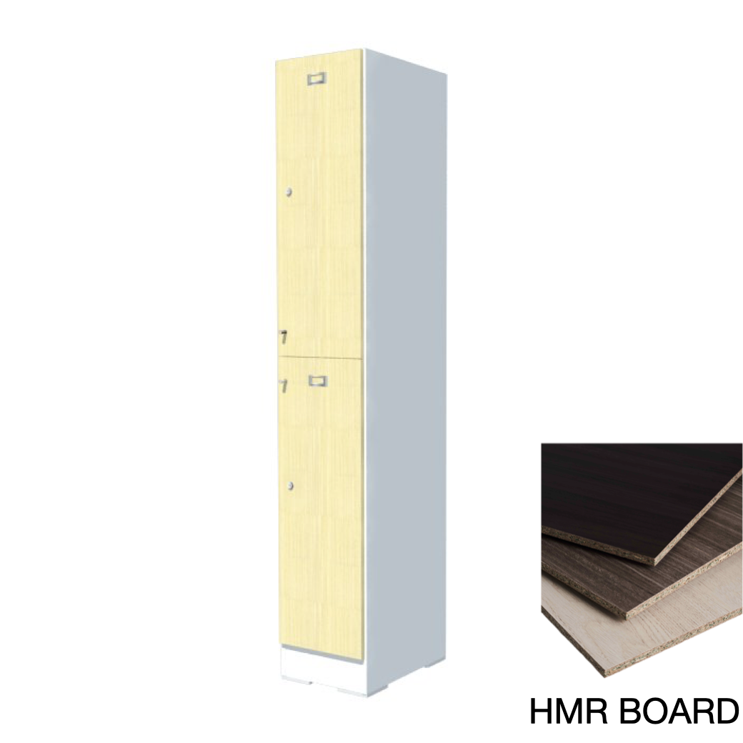 2 Doors Storage HMR Wood Locker ROCKY HMR-12A | Rockyfurniture